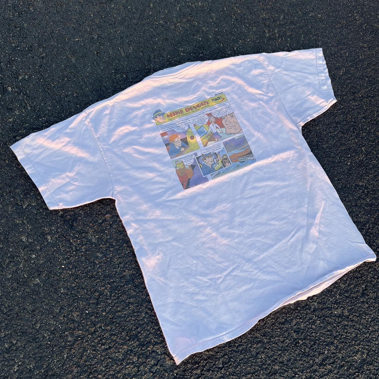 Vintage 90’s Microsoft Comic Shirt Really cool... - Depop