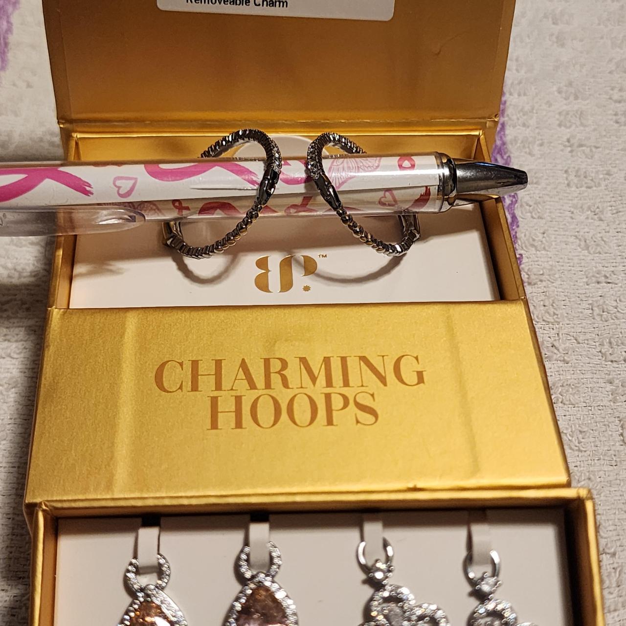 Bomb Party Charming Hoops- We Make The Trends. Rose... | Depop