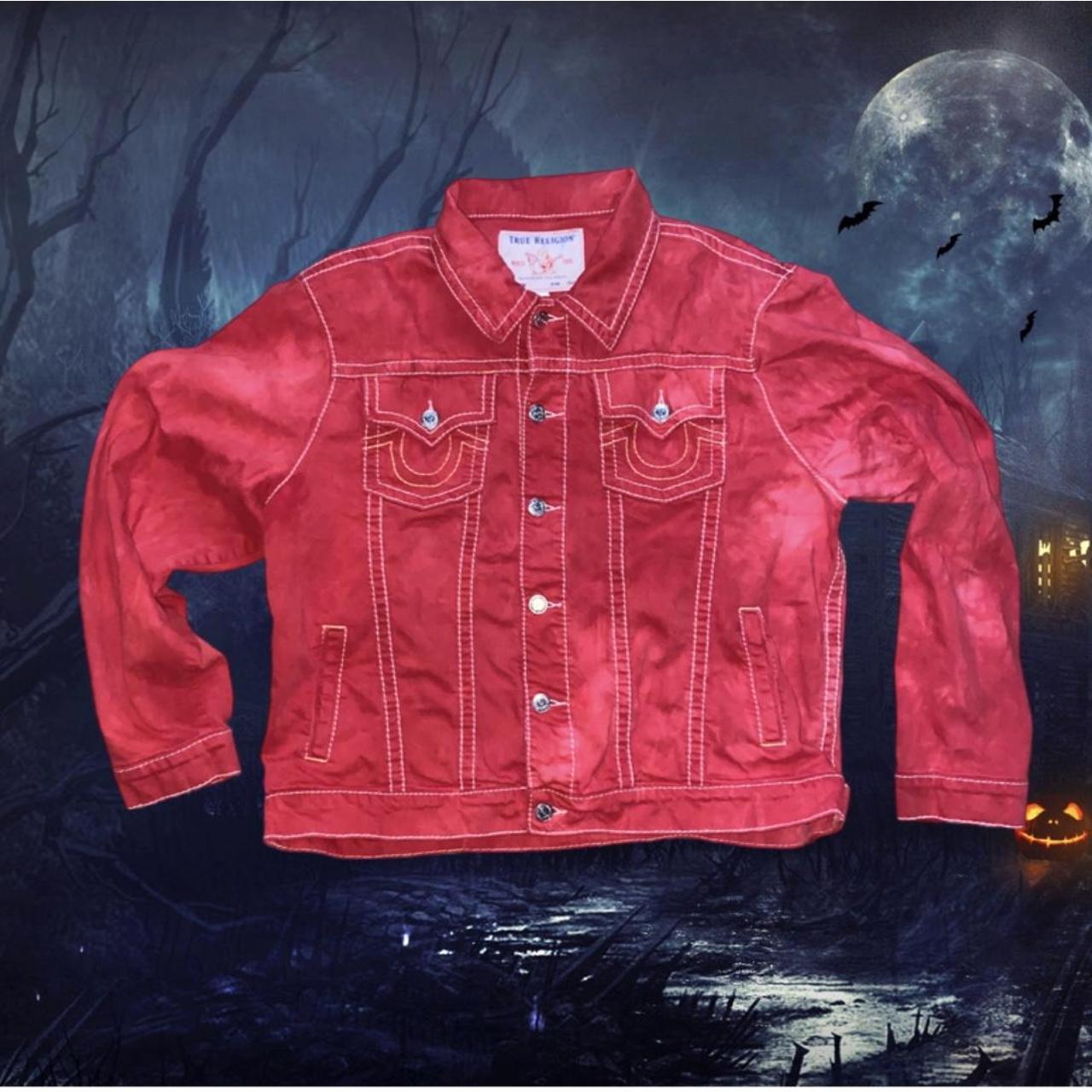 True religion Jacket Dyed Very nice color #sematary... - Depop
