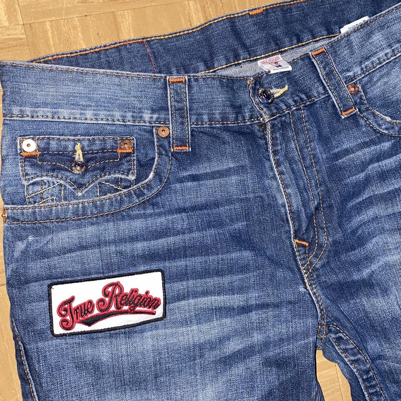 True religion patch jeans Size 36 send... - Depop