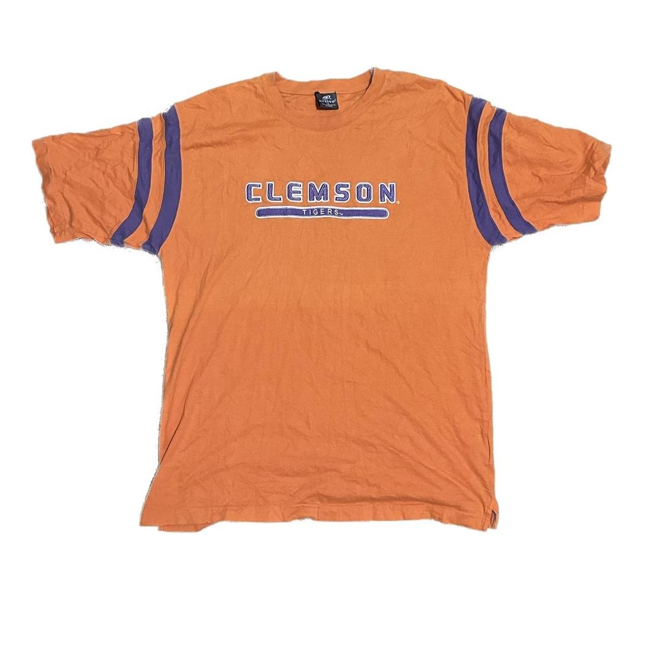 Vintage clemson tigers T size L - Depop