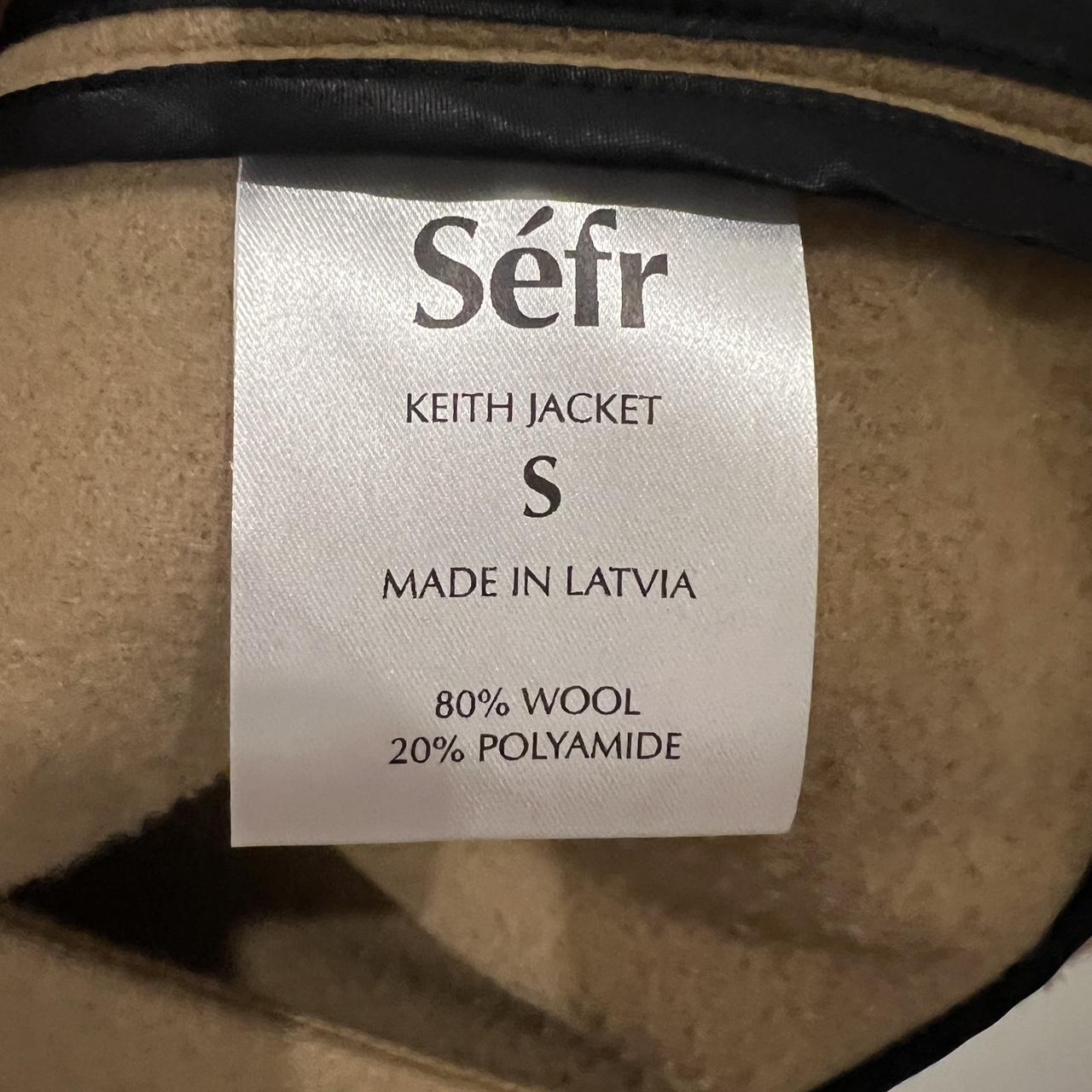 Sefr camel ‘Keith’ coat/jacket Size small... - Depop