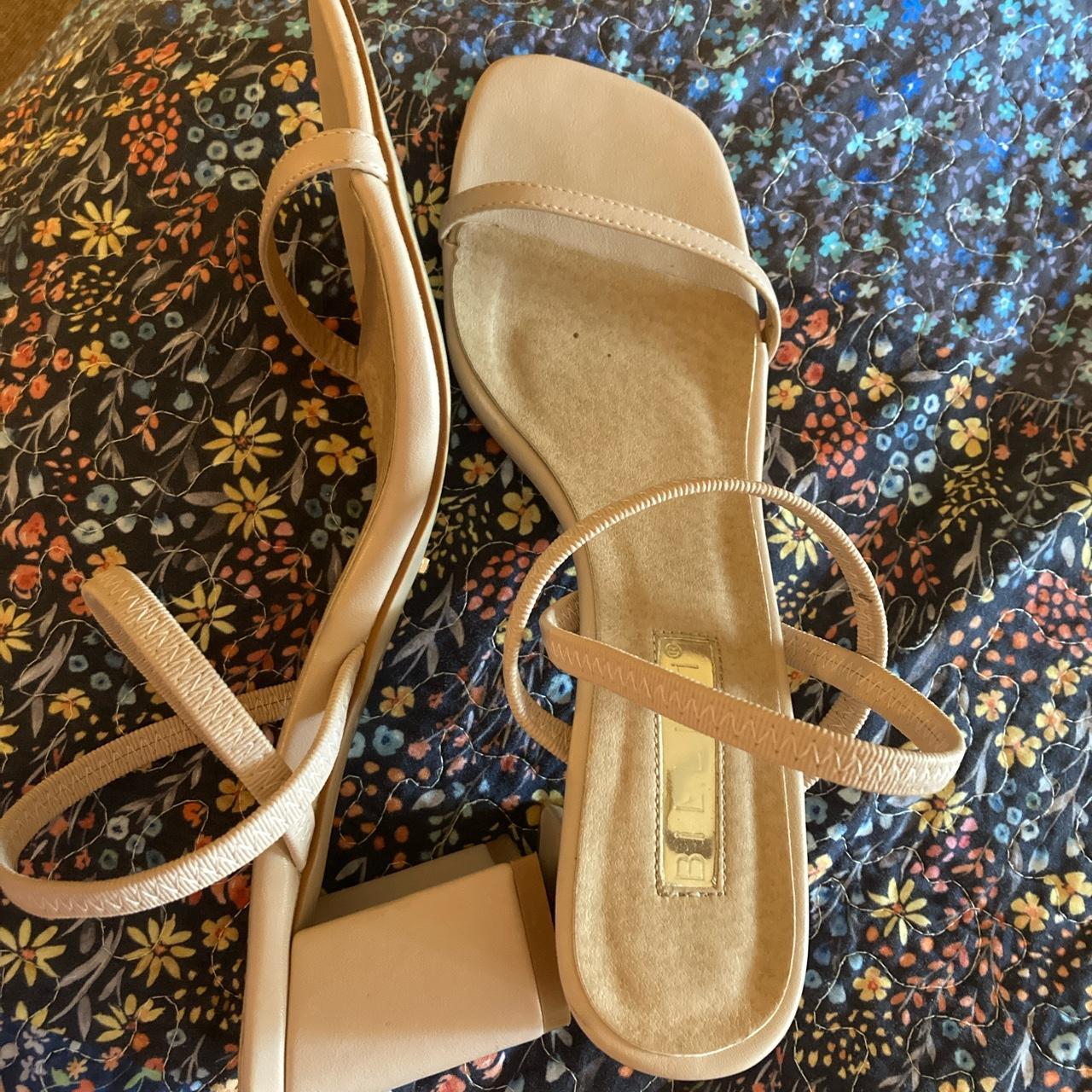 Beige/ light pink Bellini heels 👠 Size 37 Straps... - Depop