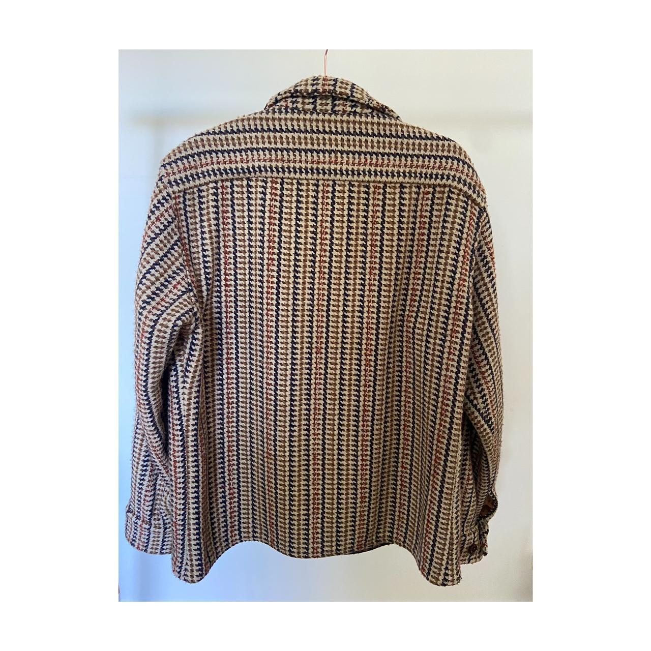 Percival Workshirt Hazel Mini Hound Italian wool... - Depop