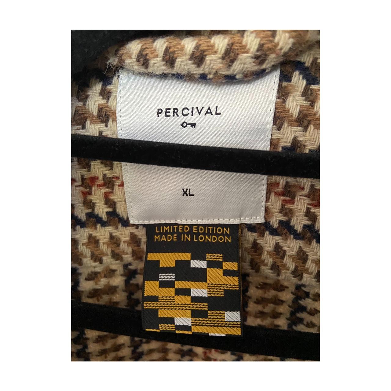 Percival Workshirt Hazel Mini Hound Italian wool... - Depop