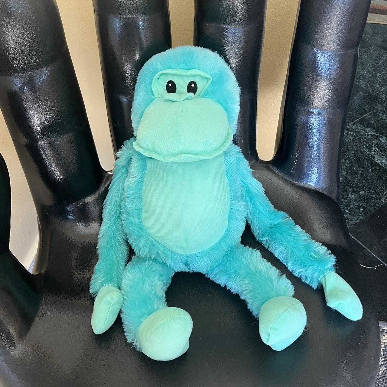 New Mint green monkey plush looks more teal in. Depop