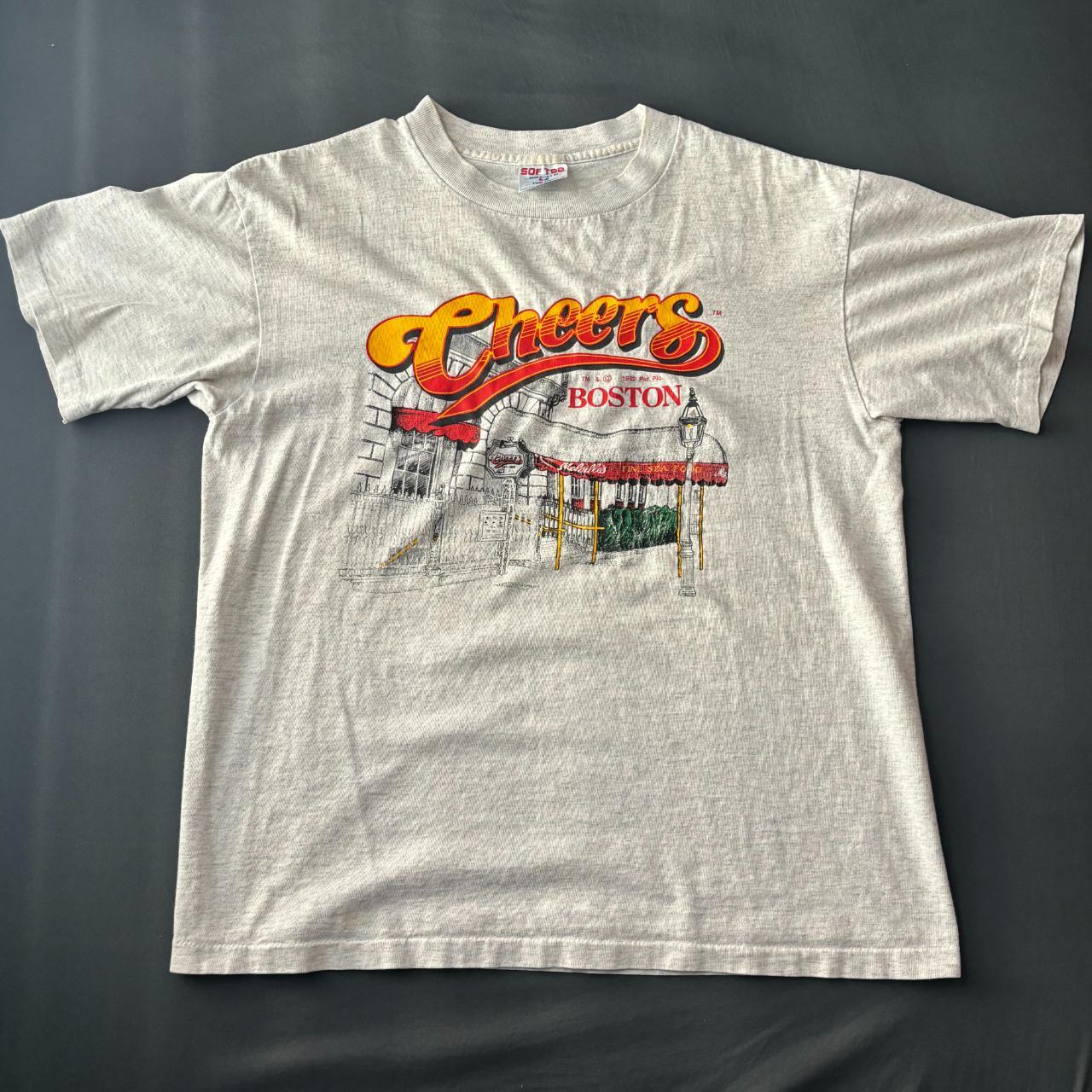Cheers Boston SOFTEE Tee Large - Depop