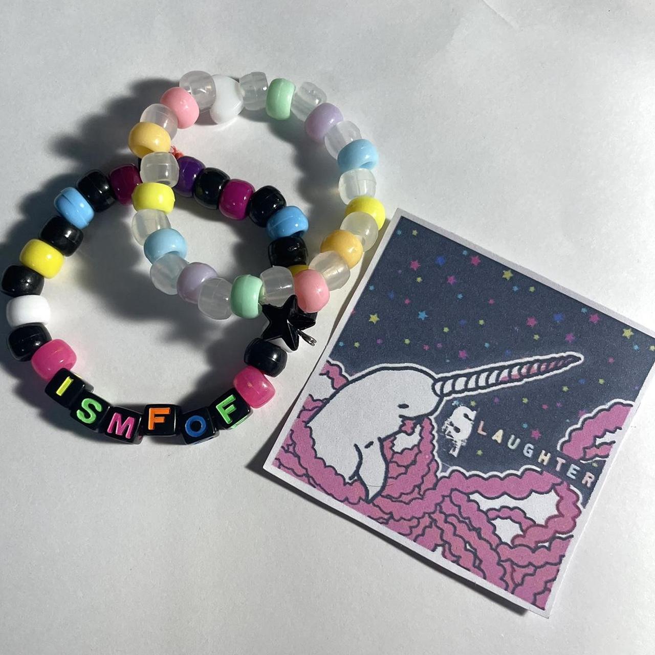 I Set My Friends On Fire kandi bracelet and fanart... - Depop