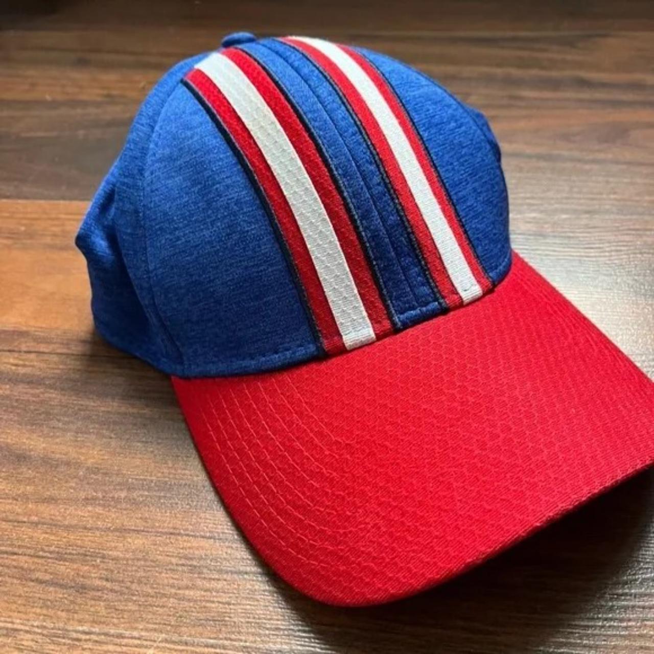 Men's Red and Blue Hat | Depop