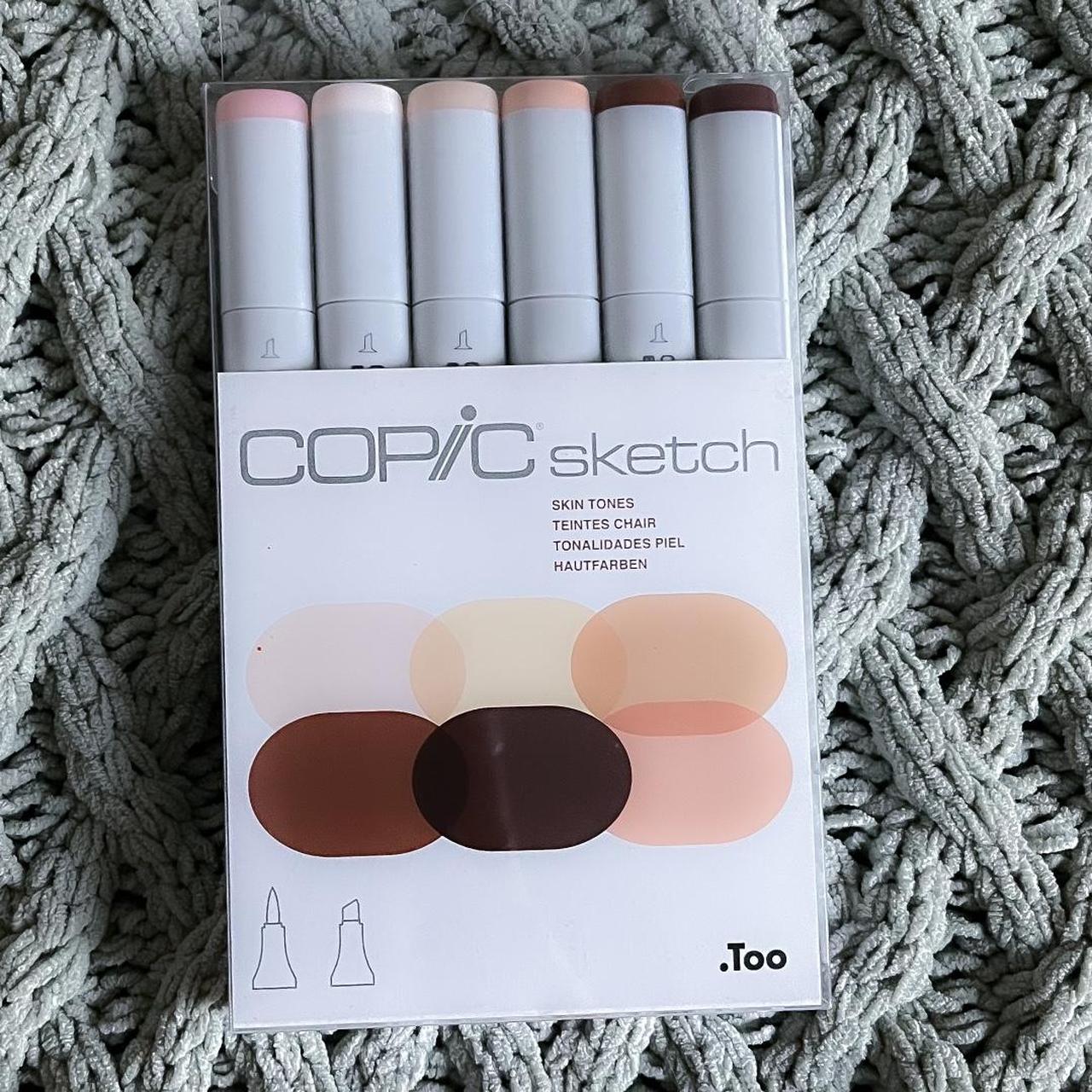 SKIN TONE COPIC SKETCH MARKERS ︎ Used once for... - Depop