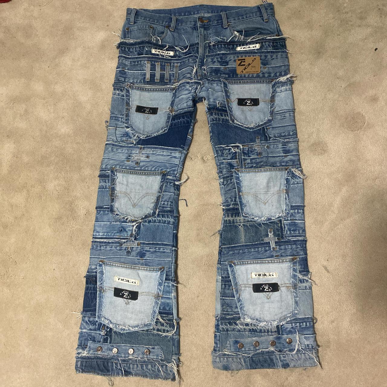 ticila seven star rocker jeans sz 38x34 u know what... - Depop