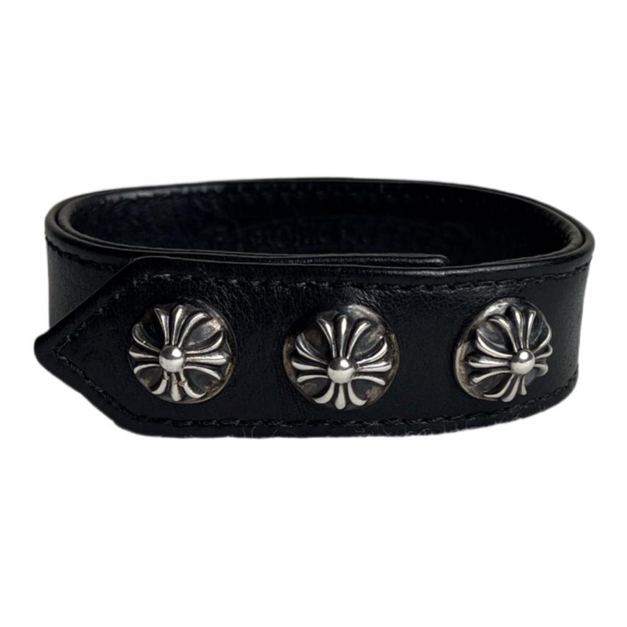Chrome Hearts Snap Cuff Bracelet OS 9/10... - Depop
