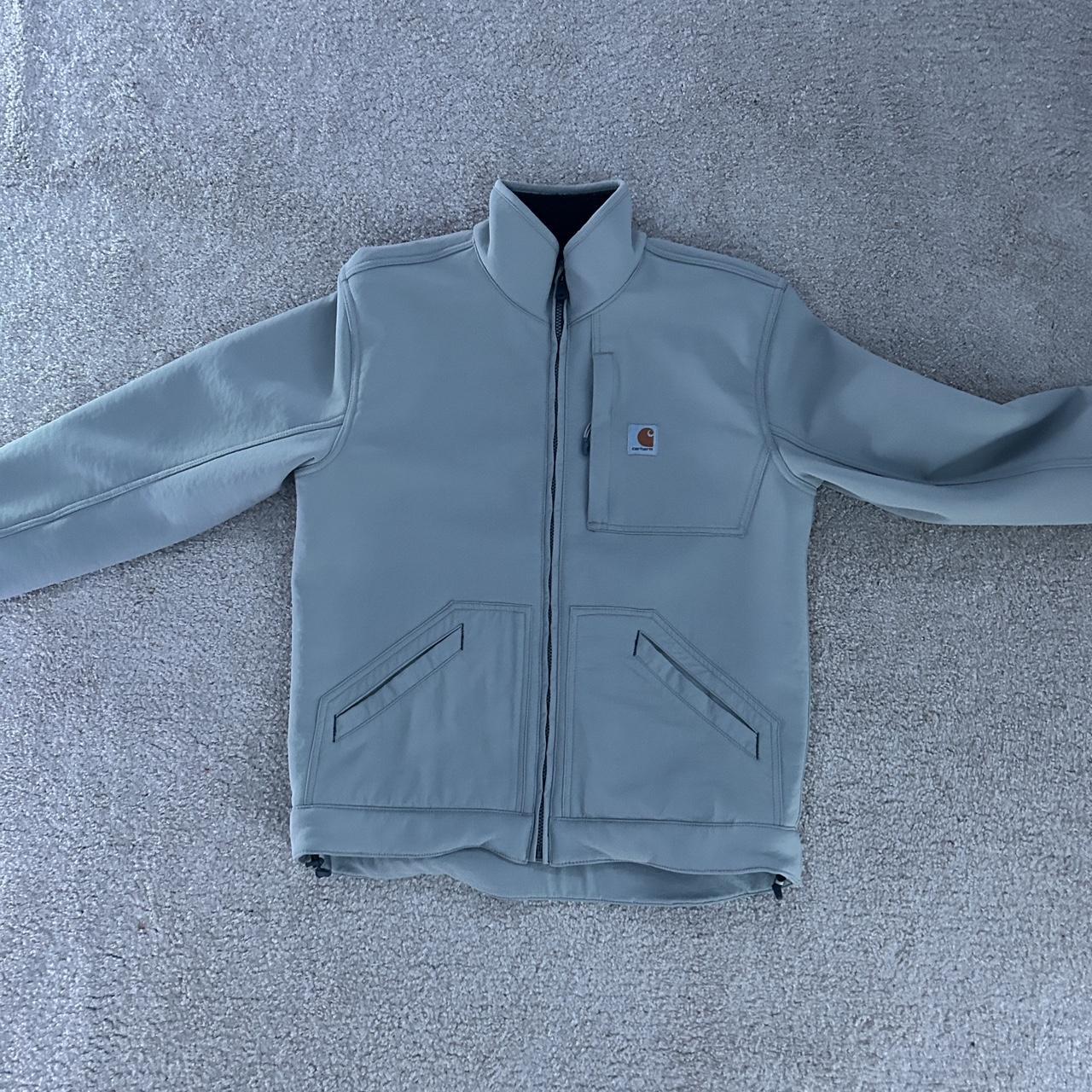 Grey Carhartt Jacket -Carhartt -Size small -Never... - Depop