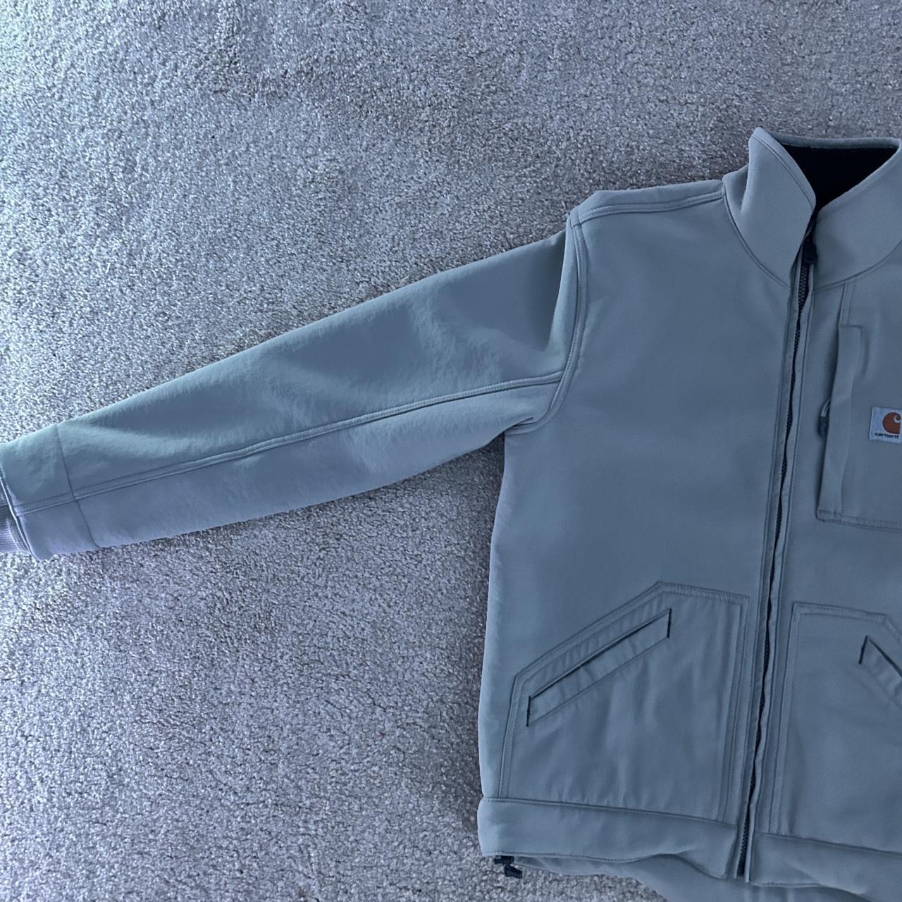 Grey Carhartt Jacket -Carhartt -Size small -Never... - Depop