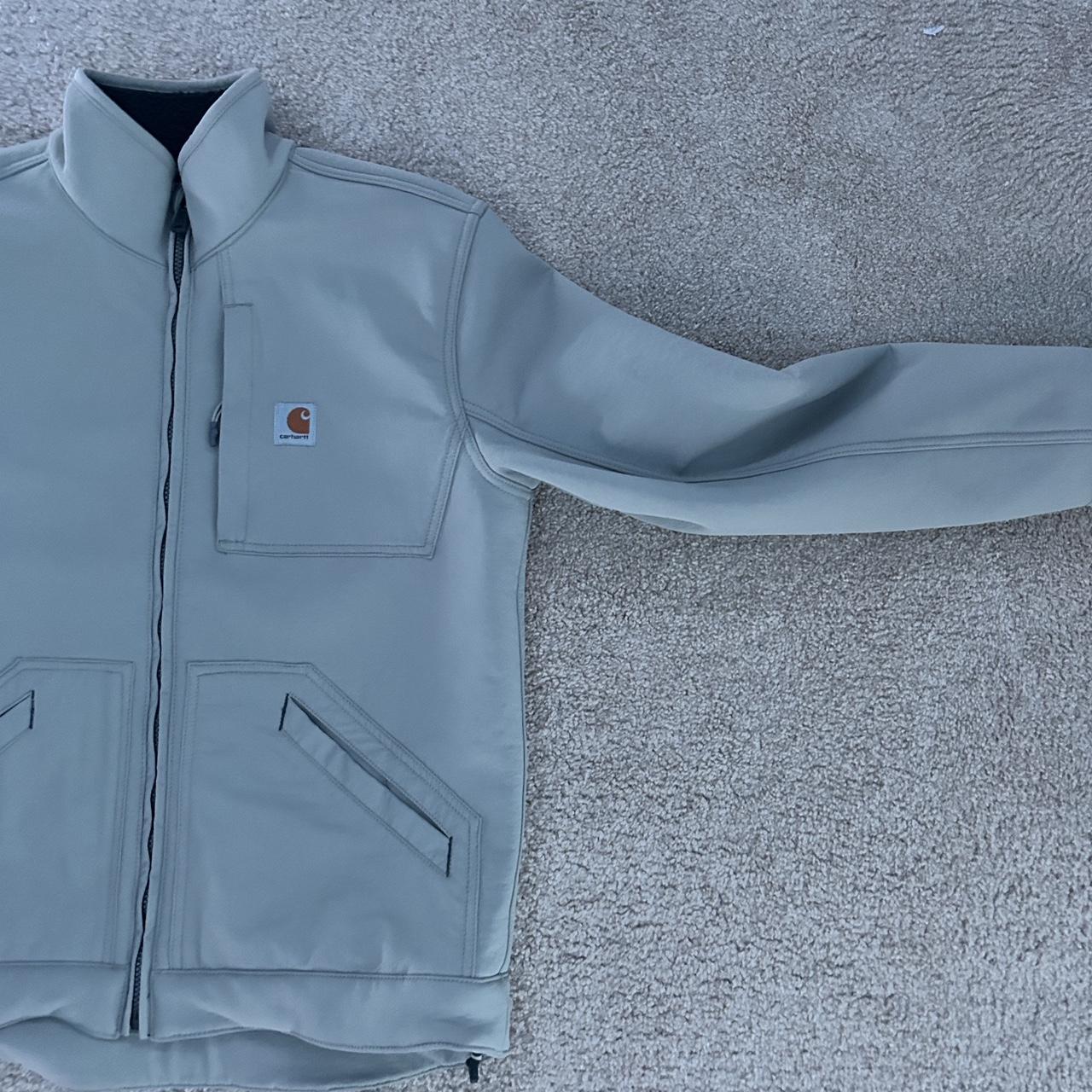 Grey Carhartt Jacket -Carhartt -Size small -Never... - Depop