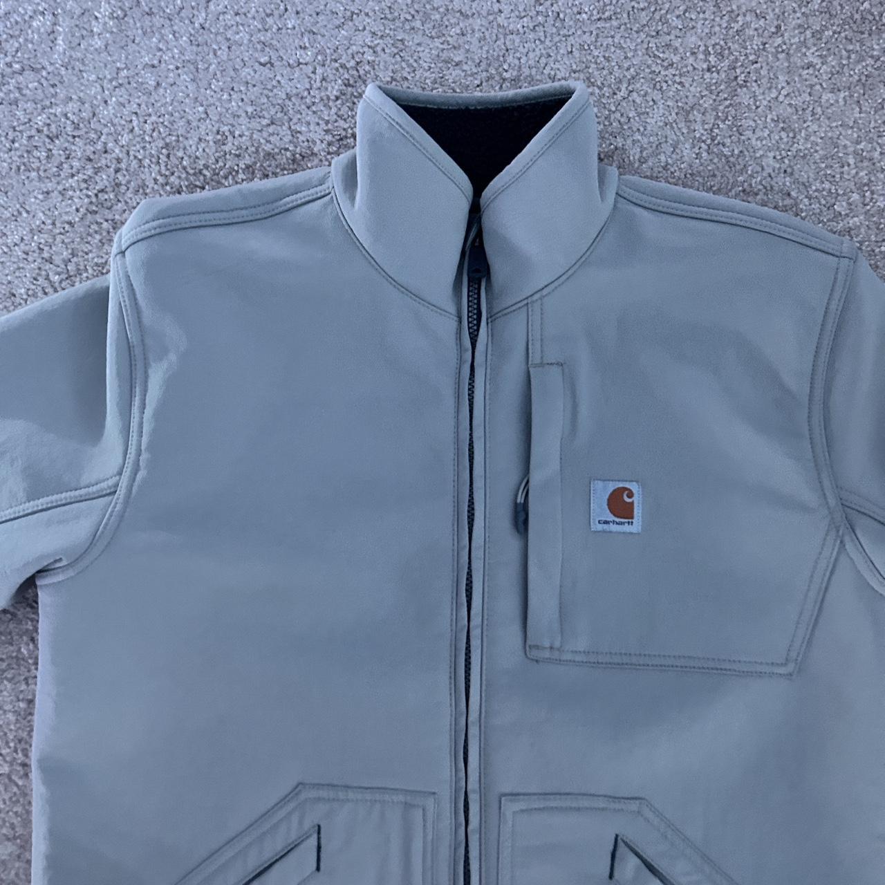 Grey Carhartt Jacket -Carhartt -Size small -Never... - Depop