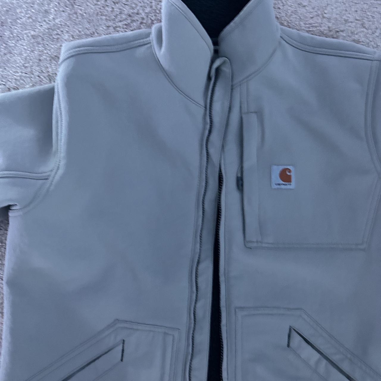 Grey Carhartt Jacket -Carhartt -Size small -Never... - Depop