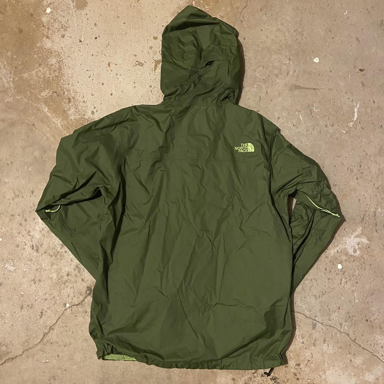 Green north face jacket Size S #streetwear... - Depop