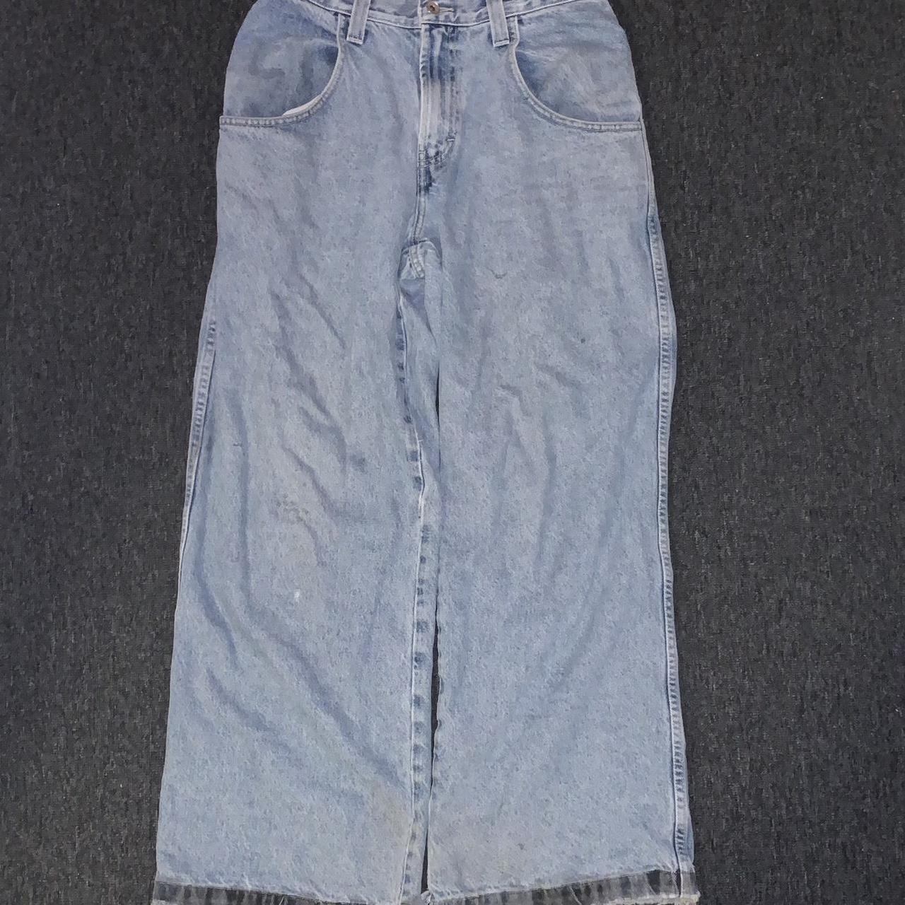 .JNCO baggy graffiti jeans with back pocket... | Depop