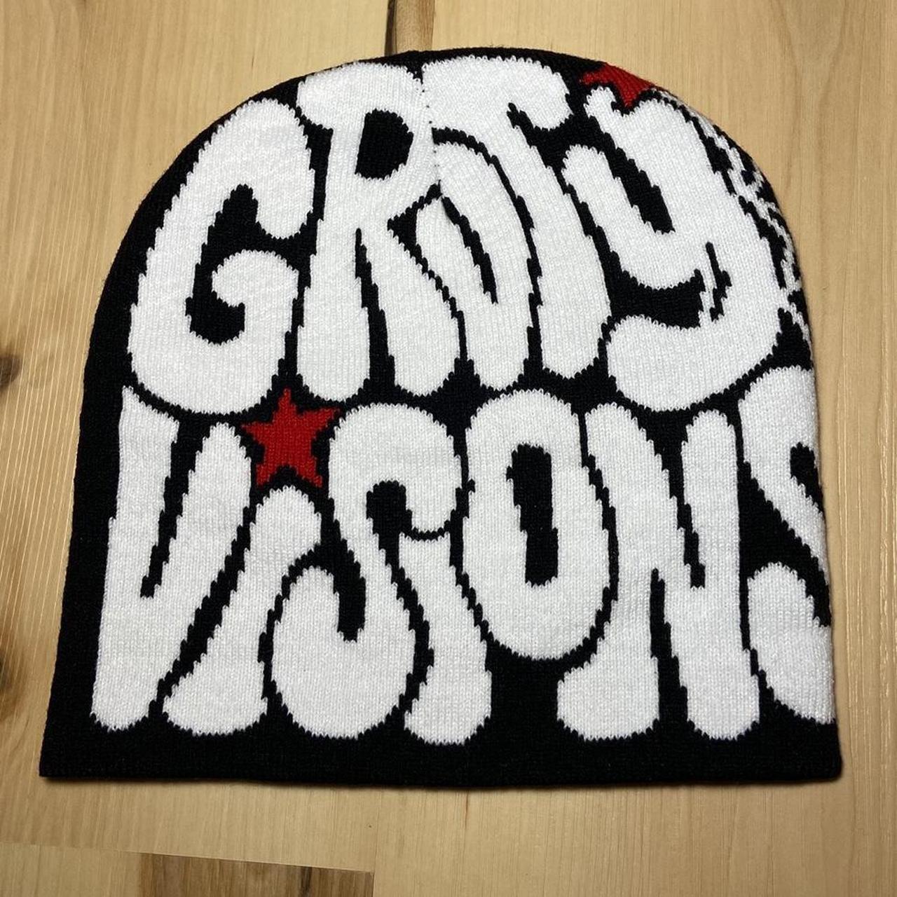 Grvty Visions Beanie Y2K Inspired #y2k #beanie #punk... - Depop