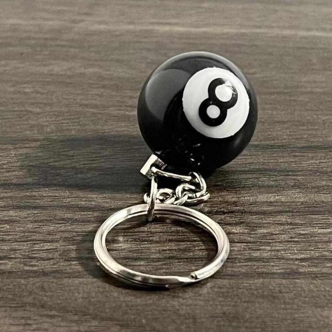 8 ball keychain 🎱 *brand new *measurements are... - Depop