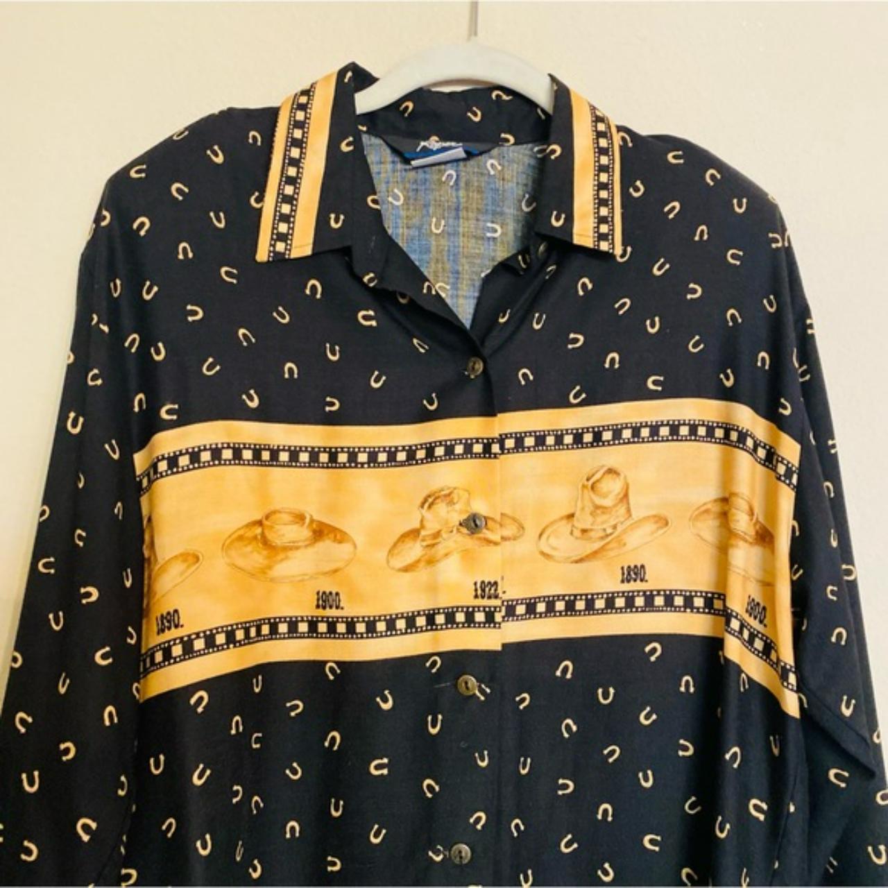 Vintage 80s Western Cowgirl Rodeo Roper Cowboy Hat... - Depop