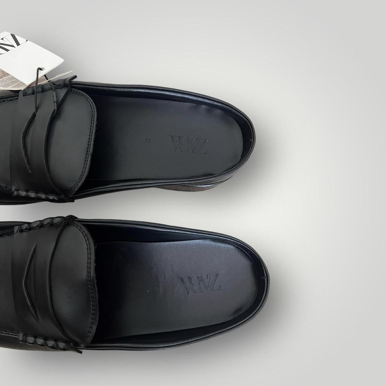 Zara Open Back Penny Loafers US Mens 10 / EU... - Depop