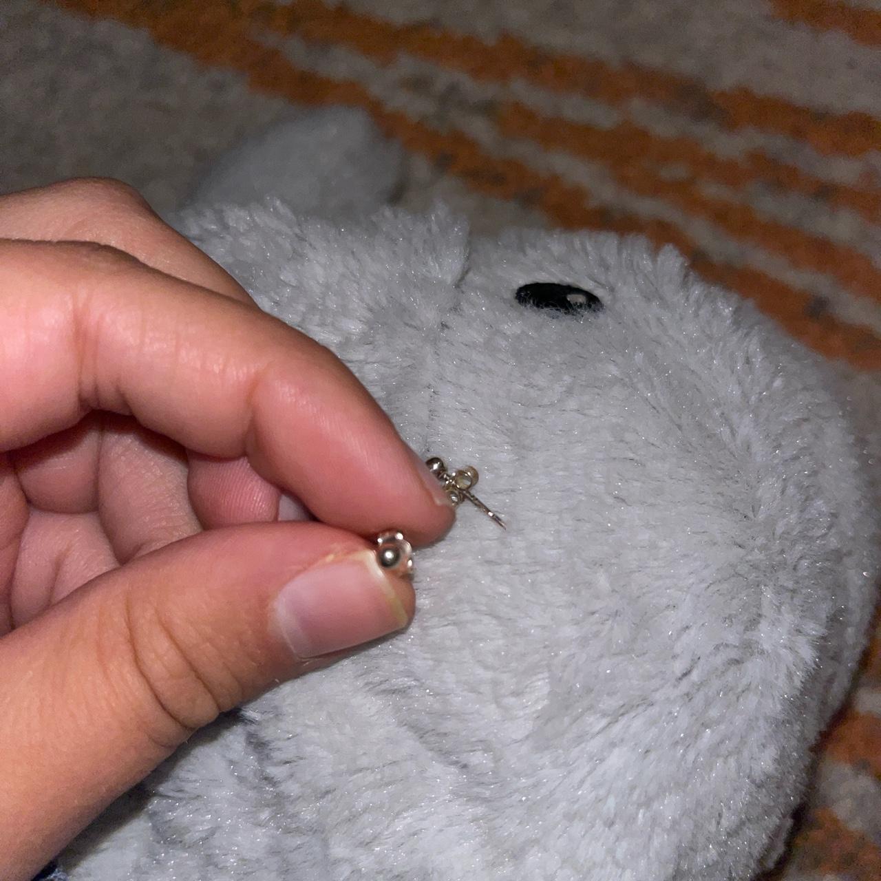 Silver ball stud Brand: Something Silver Sterling... - Depop