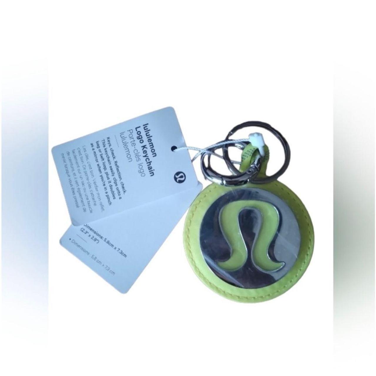 Excellent condition - LULULEMON keychain yellow logo... - Depop