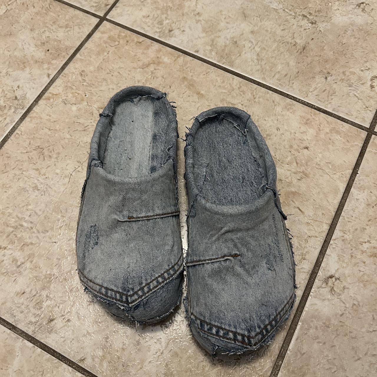 Diy denim clogs fits size 8M something cool to wear... | Depop