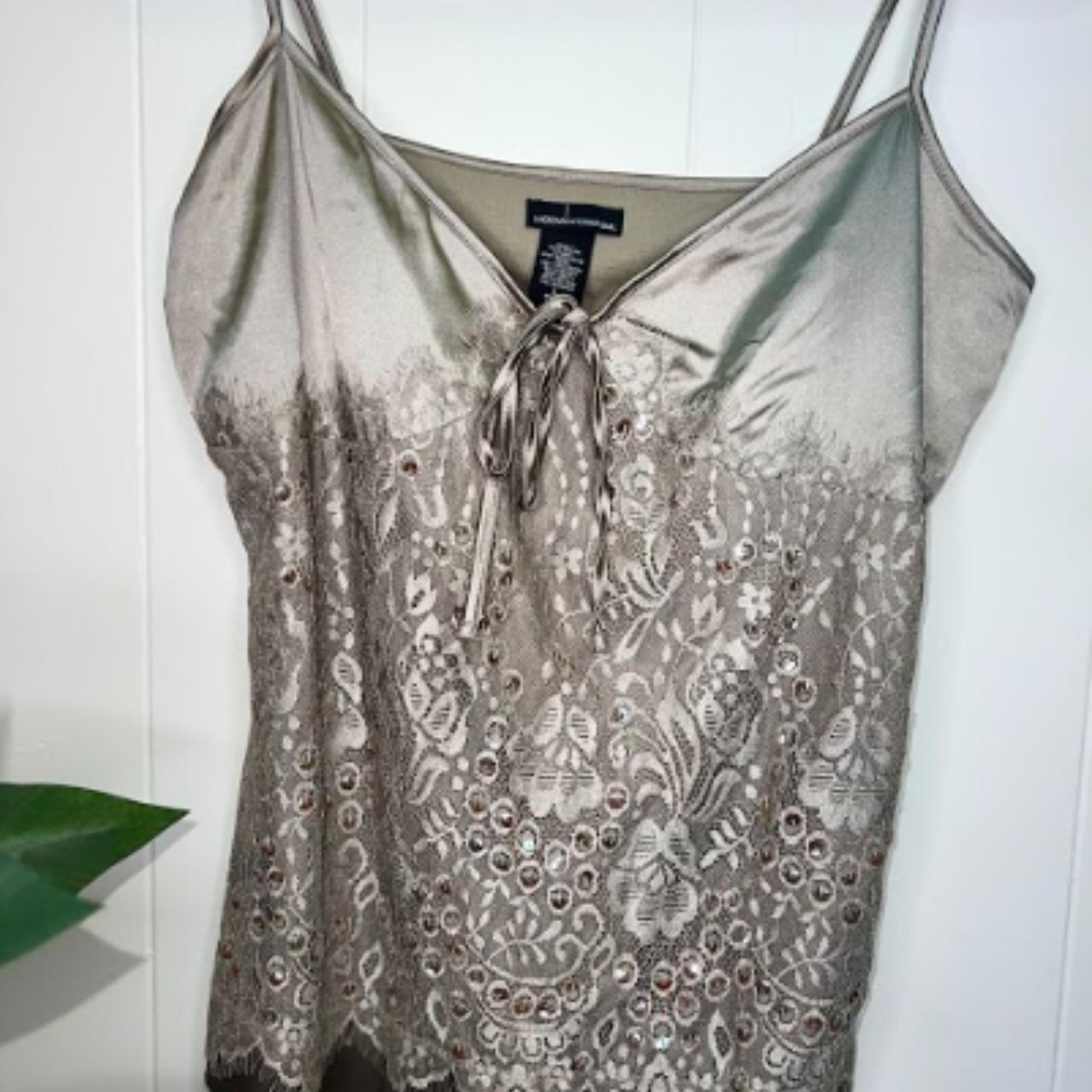 MODA International Sleeveless Top Spaghetti Strap... - Depop