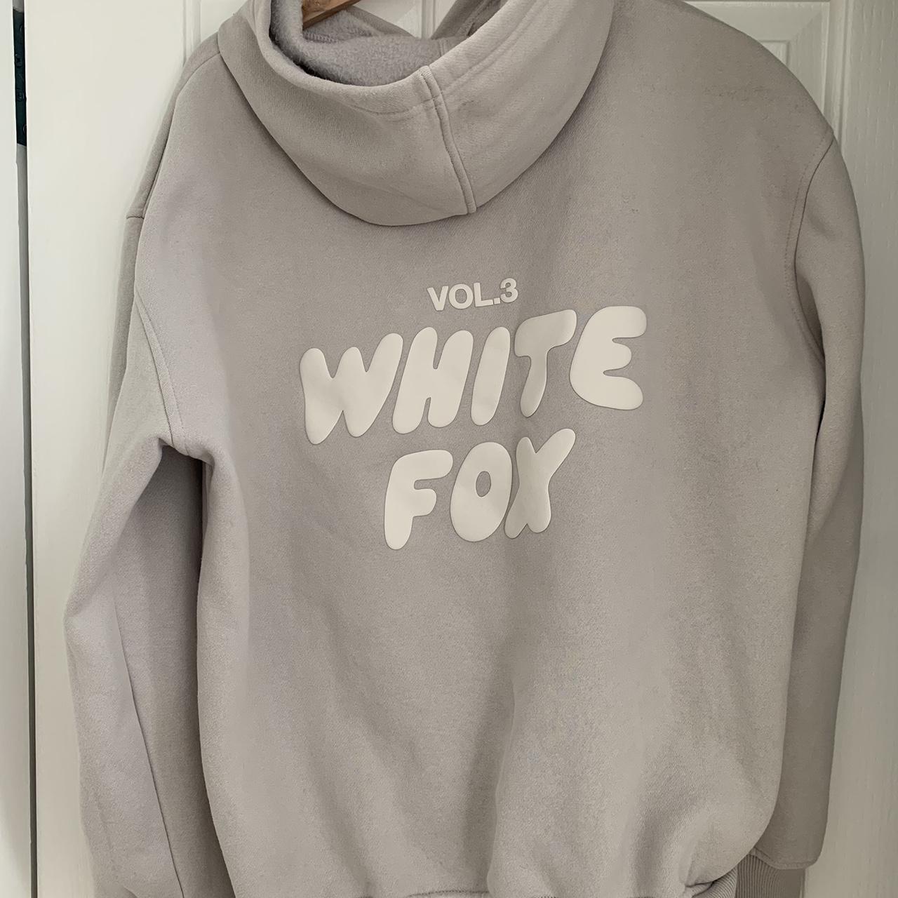 White fox puff print vol.3 offstage hoodie in... - Depop