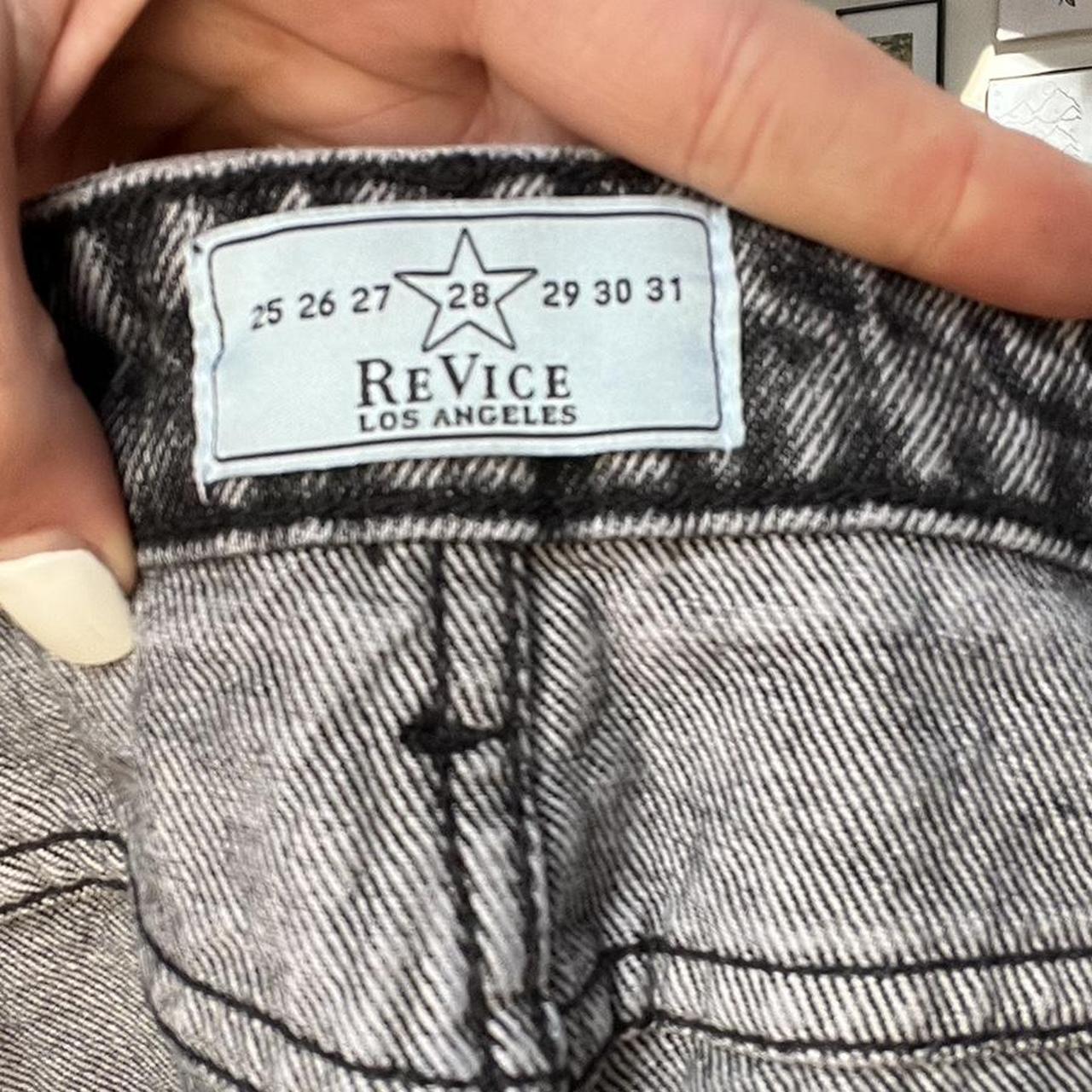 Revice denim Low-rise, wide-leg black denim jeans... | Depop