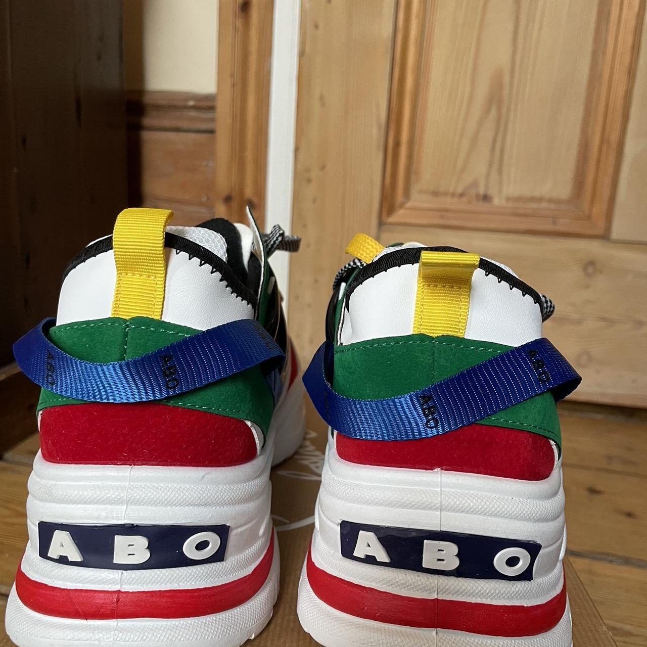Platform chunky trainers multicolour NEW - NEVER... - Depop
