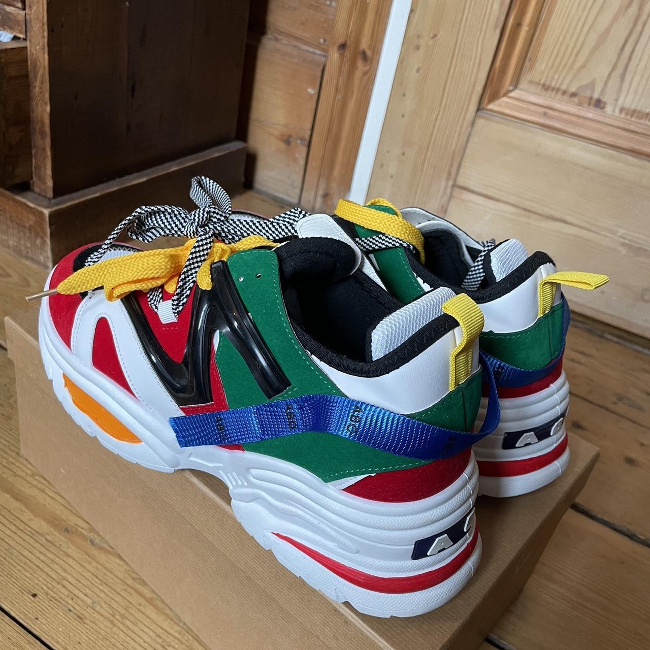 Platform chunky trainers multicolour NEW - NEVER... - Depop