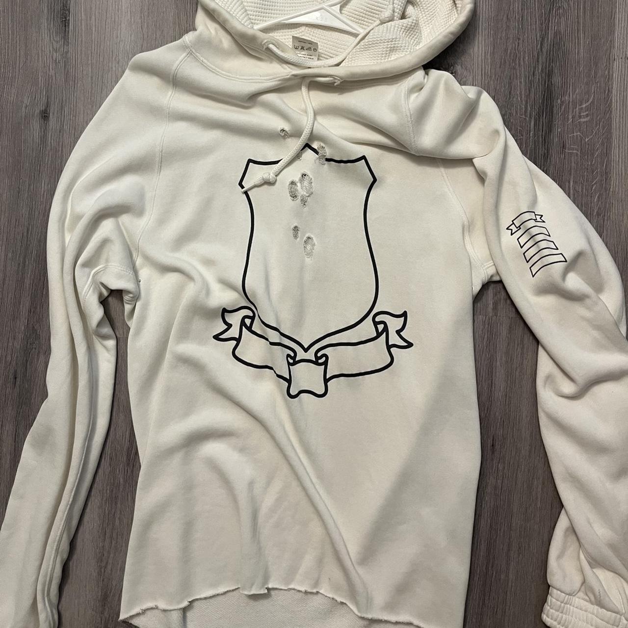 Number (N)ine Men's White Hoodie | Depop