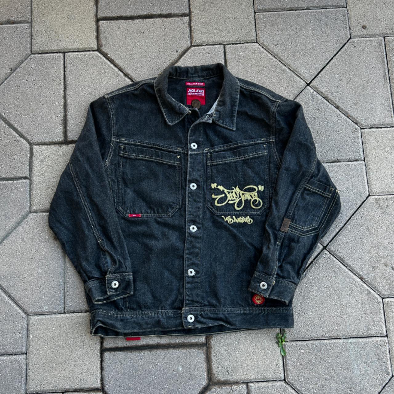 VINTAGE JNCO DENIM JACKET HOLY GRAIL DM BEFORE... | Depop