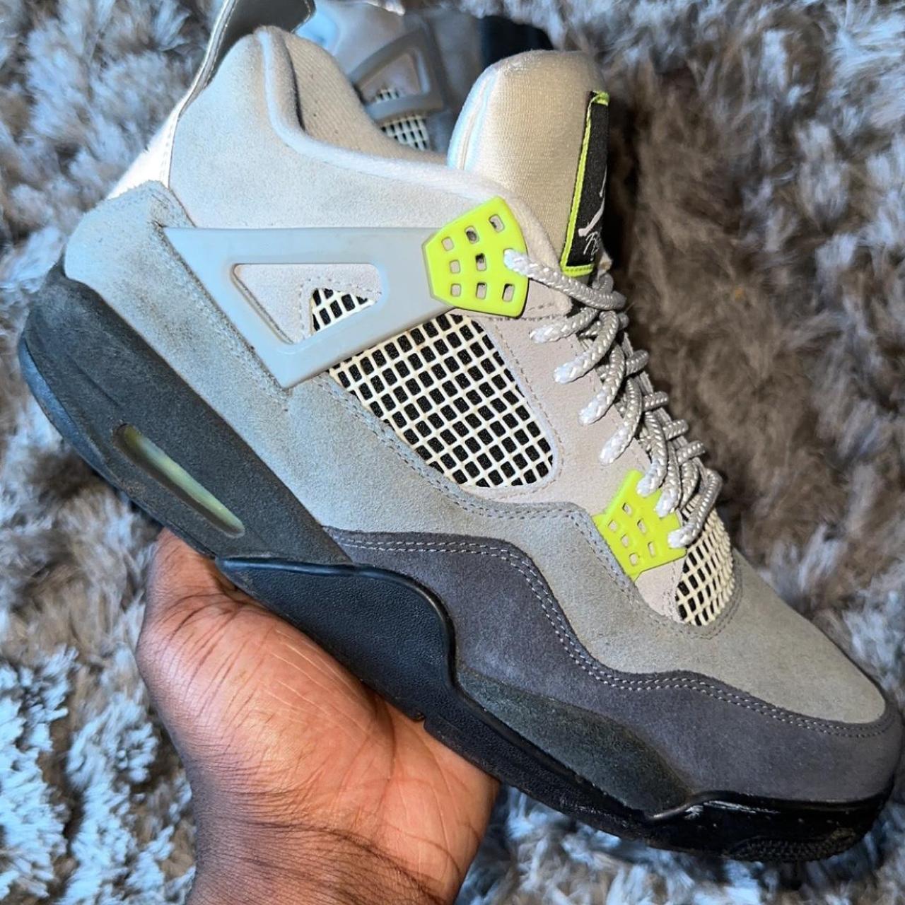 Jordan 4s SE 95 NEON Size 10 - Depop