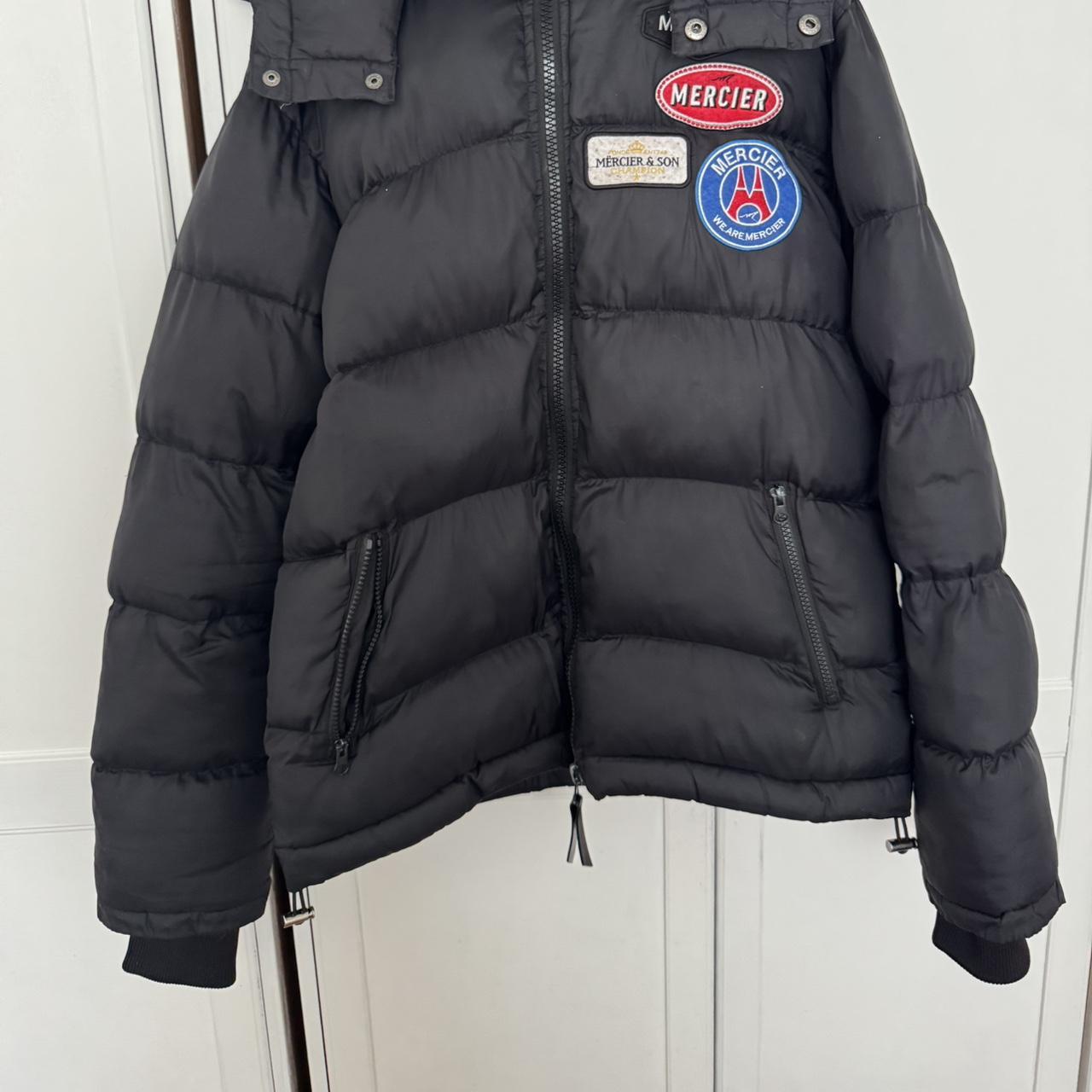 Mercier Badge Hooded Puffer Jacket Men’s Size Men’s... - Depop