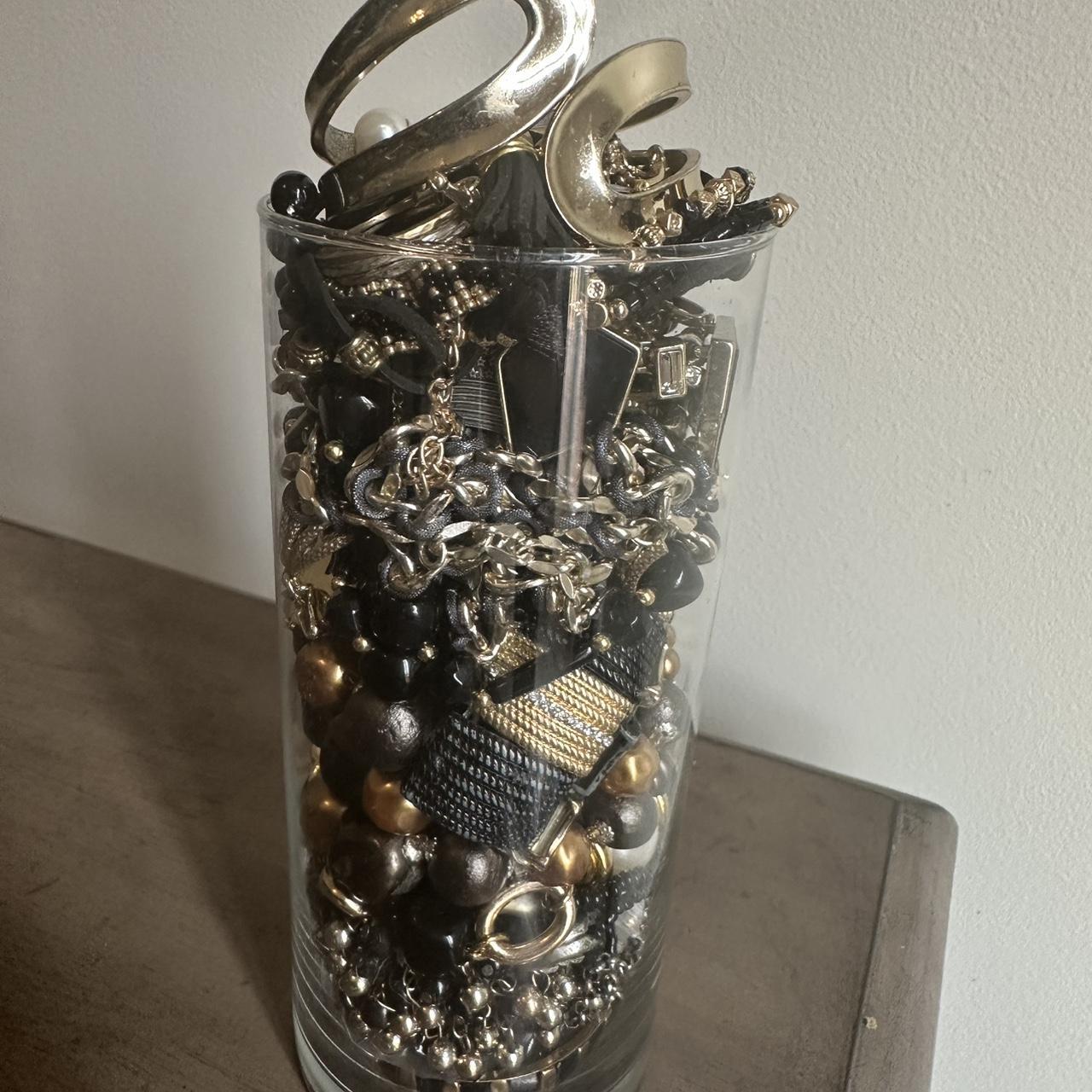 Golden Eclipse Jar 🖤💛 2 pounds black and gold... | Depop