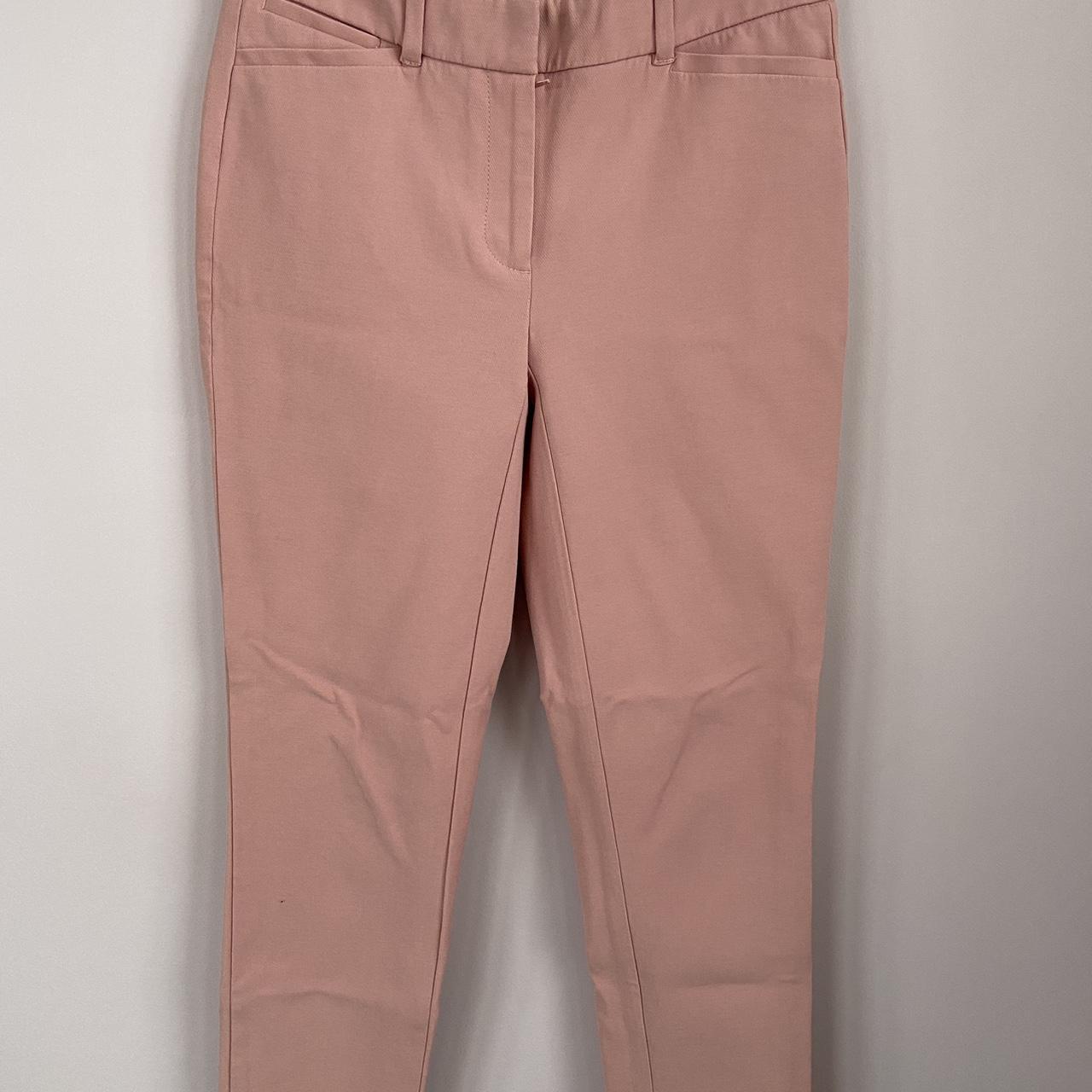 Slim-fit pink dress pants. Perfect for making a... - Depop