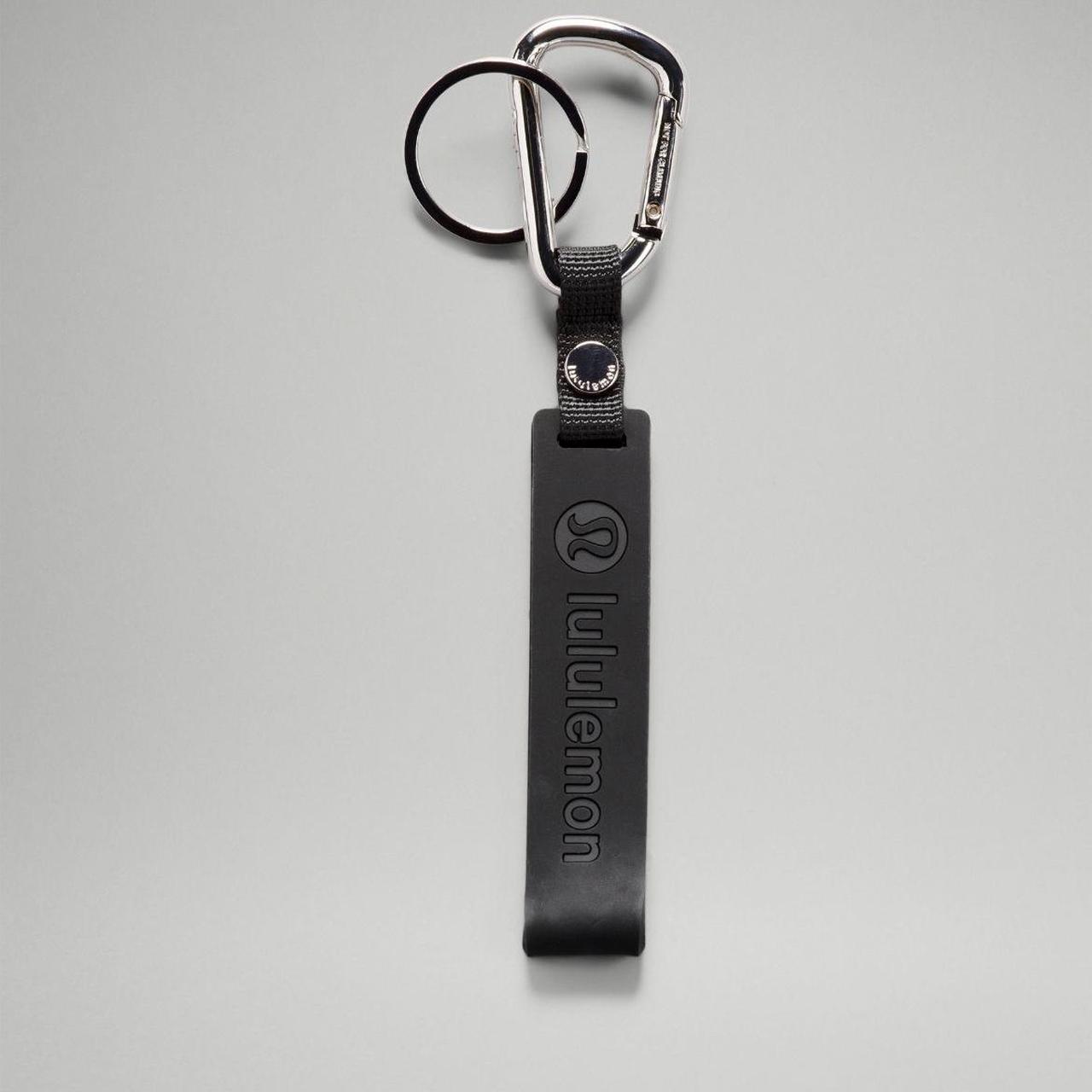 Lululemon silicone black Keychain -brand new with... - Depop