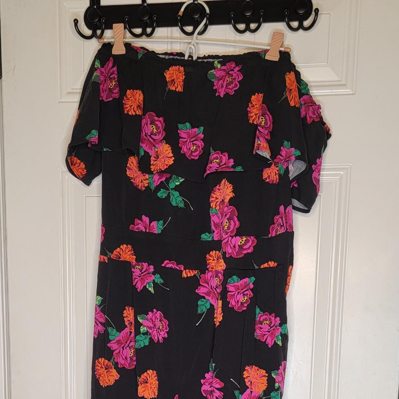 Torrid Plus Size Floral Jumpsuit Shoulder has a... - Depop