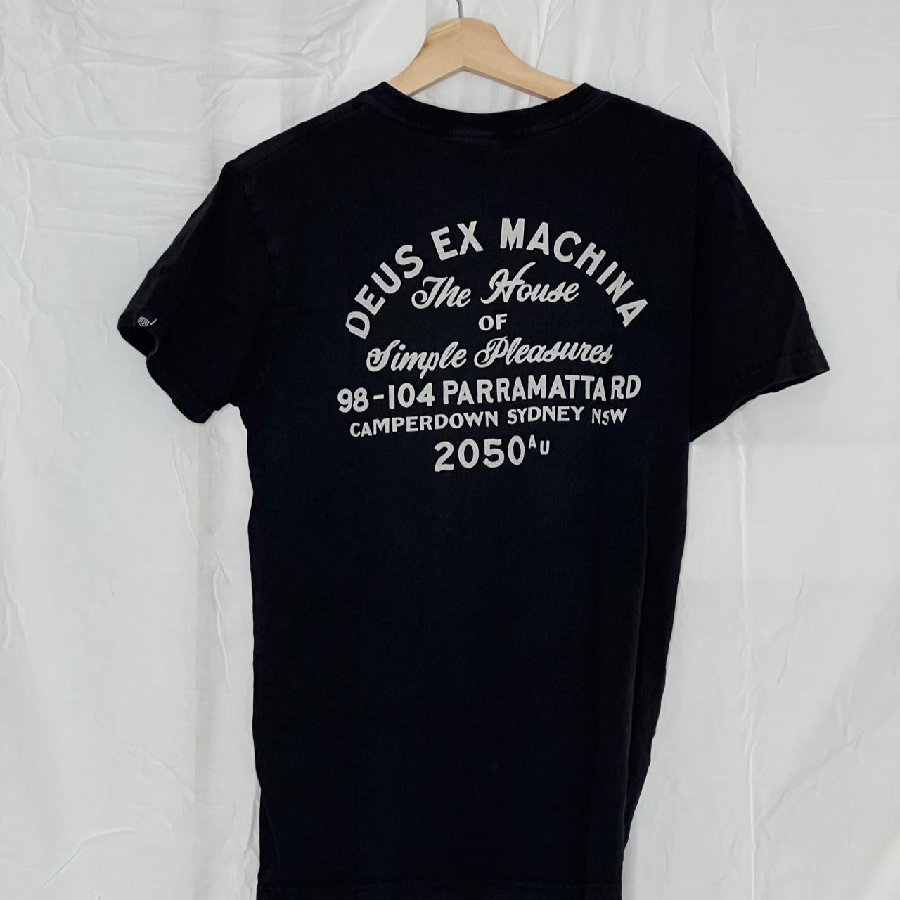 Deus Ex Machina Men's Black T-shirt | Depop