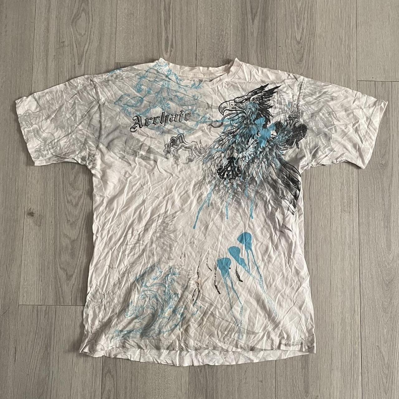Super sick archaic angel grunge y2k size xl supee... | Depop