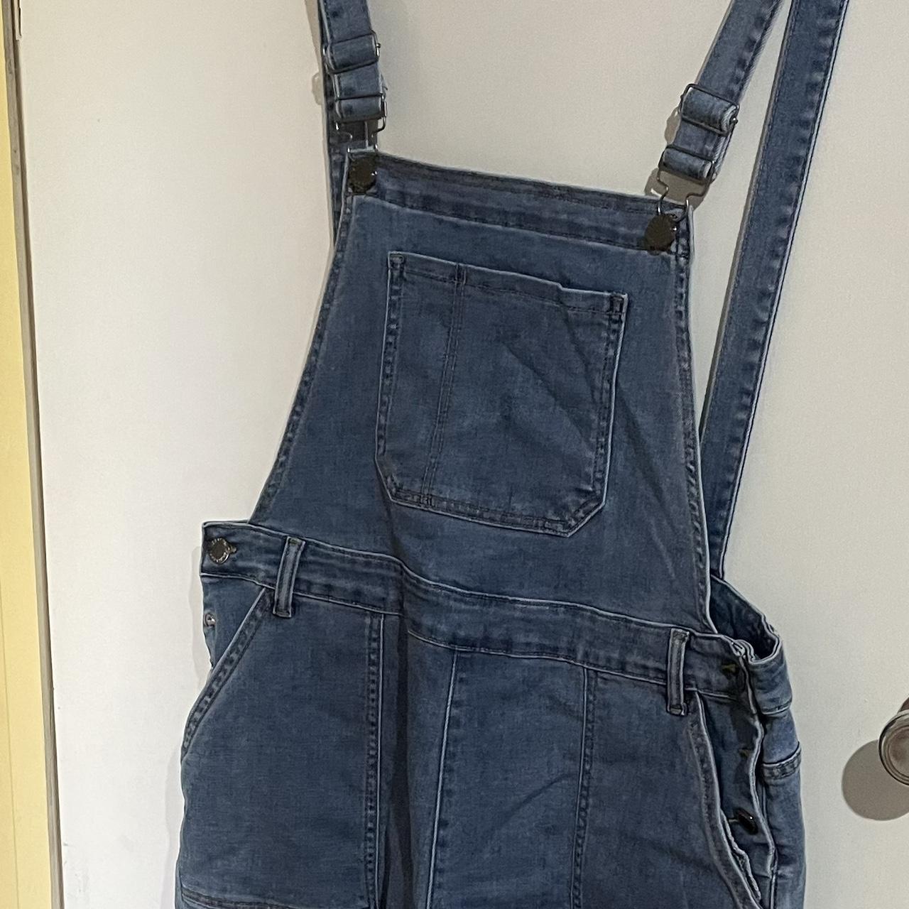 City Chic size 18 stretchy overalls, never worn - Depop