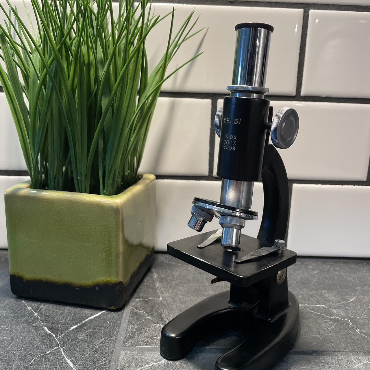 Vintage 1920-1930’s Selsi Japan Microscope with... - Depop