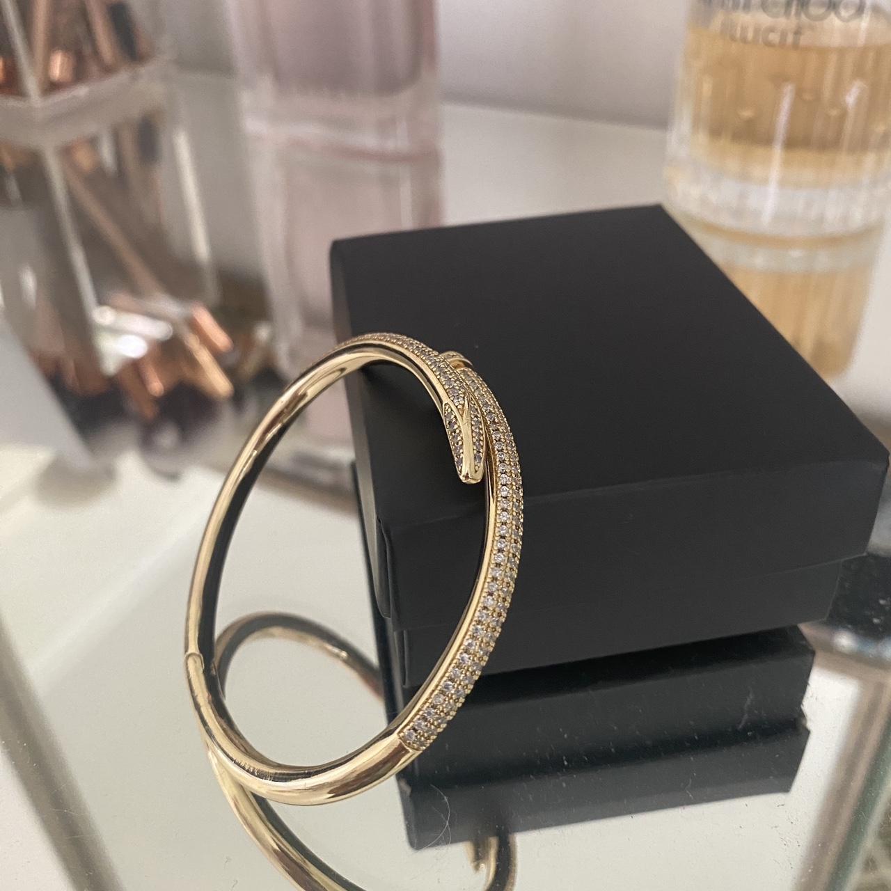 Rep Cartier Juste un clou bracelet “full diamond... - Depop