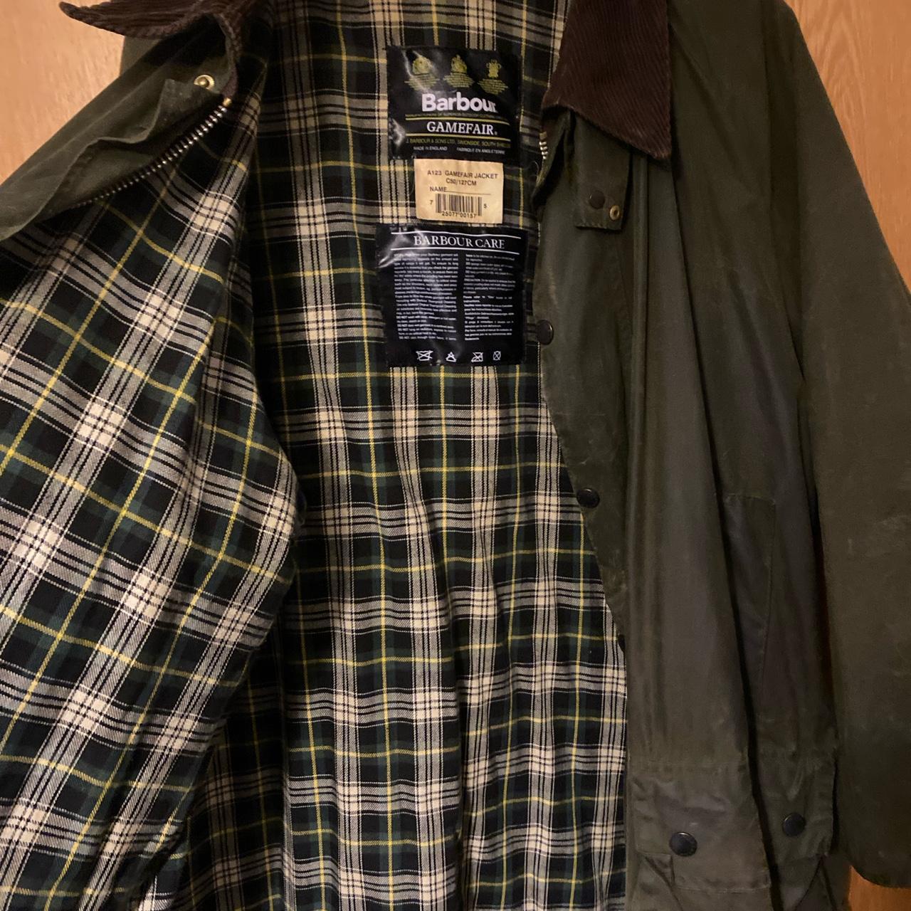 Barbour game fair A123 wax jacket Used - Depop