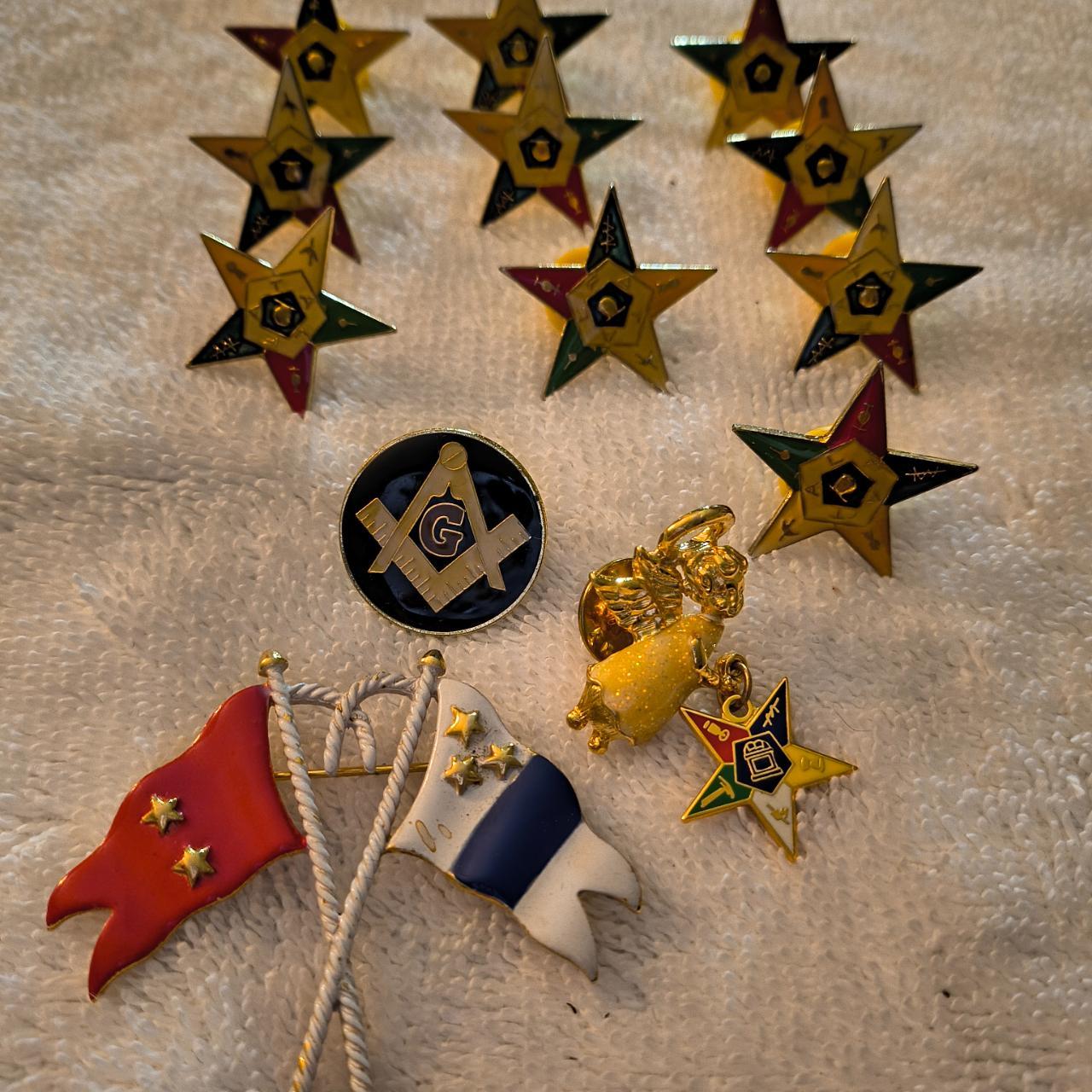 Order of eastern star (OES) masonic Lapel Pin This... | Depop